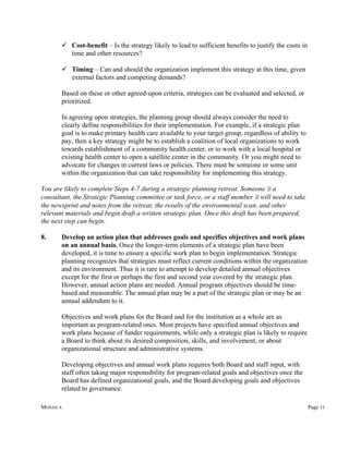 32. Strategic Planning A Ten Step Guide | PDF