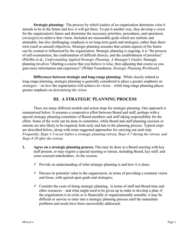 32. Strategic Planning A Ten Step Guide | PDF