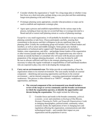 32. Strategic Planning A Ten Step Guide | PDF