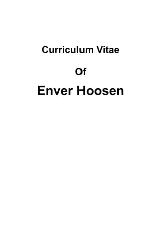Resume-Enver-Hoosen | RTF