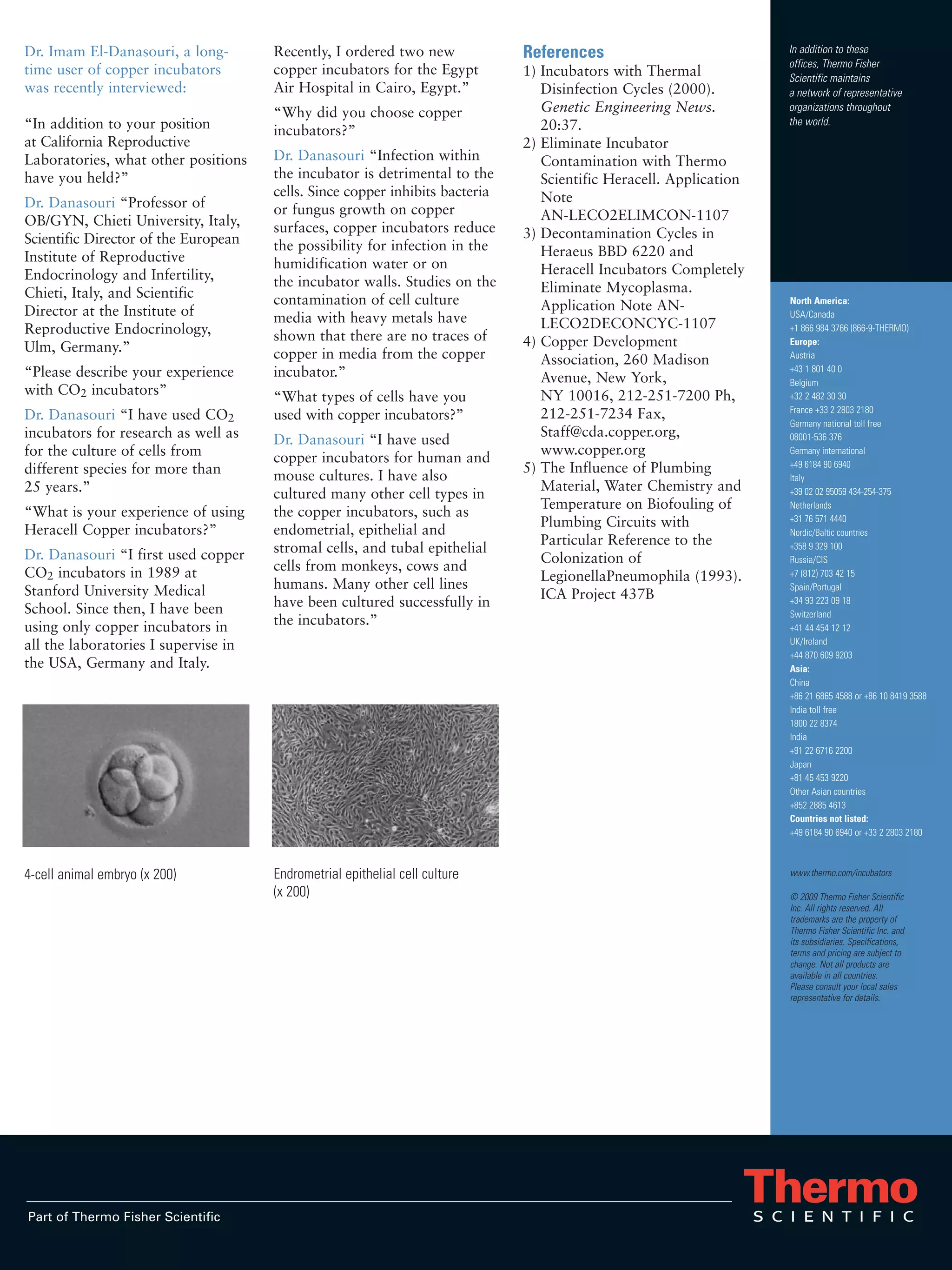 Preventing Cell Culture Contamination with Copper CO2 Incubators | PDF