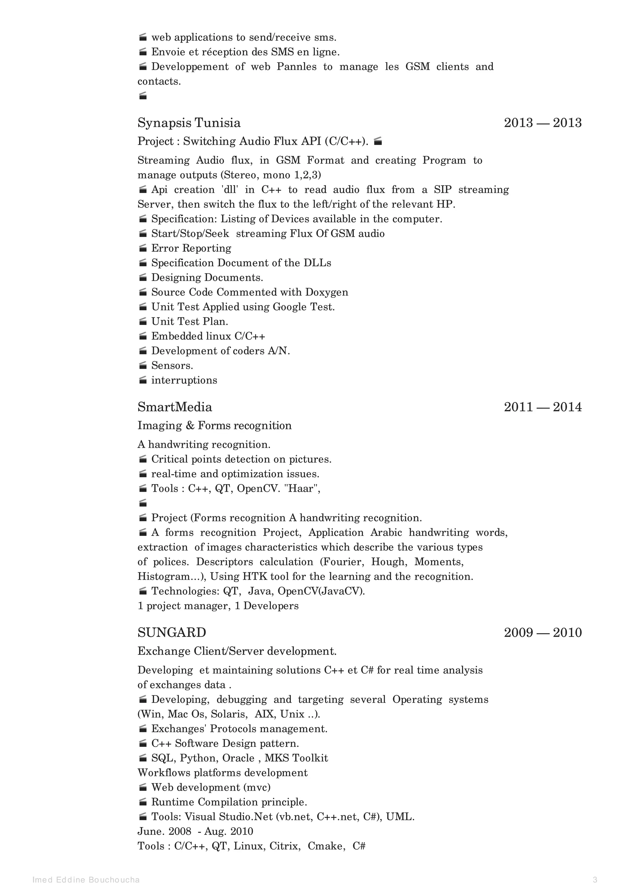 CV_Imed_Eddine_Bouchoucha | PDF
