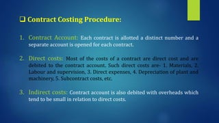 Contract Costing | PPTX