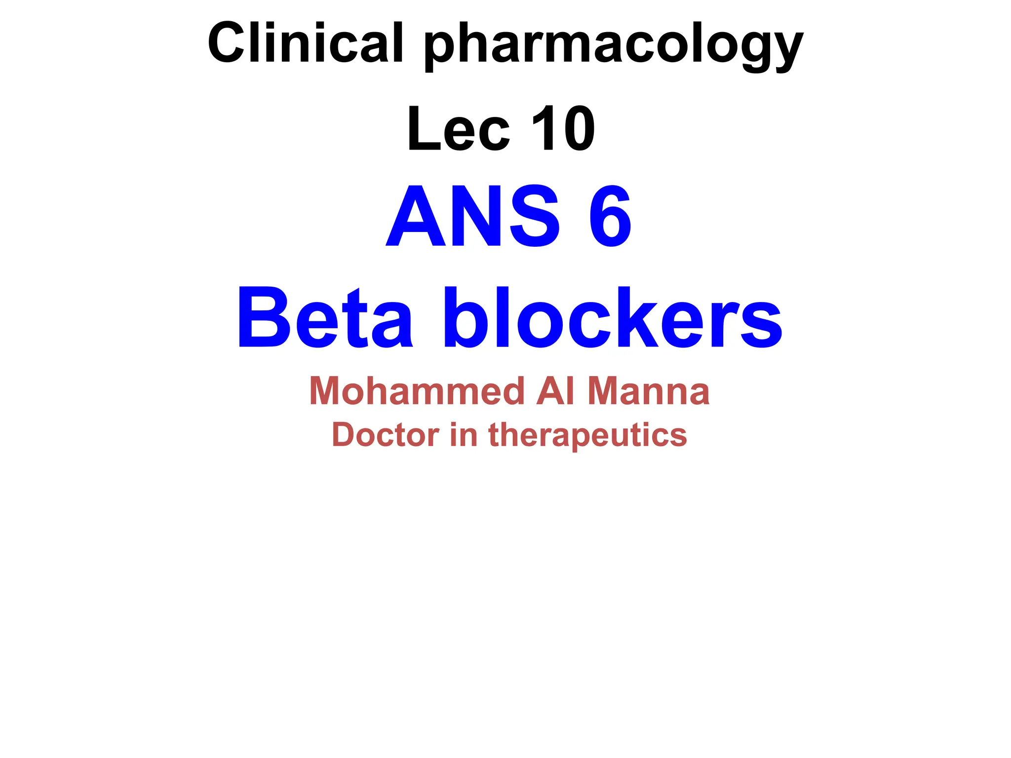 Beta blockers pharmacology || antihypertensives | PPT