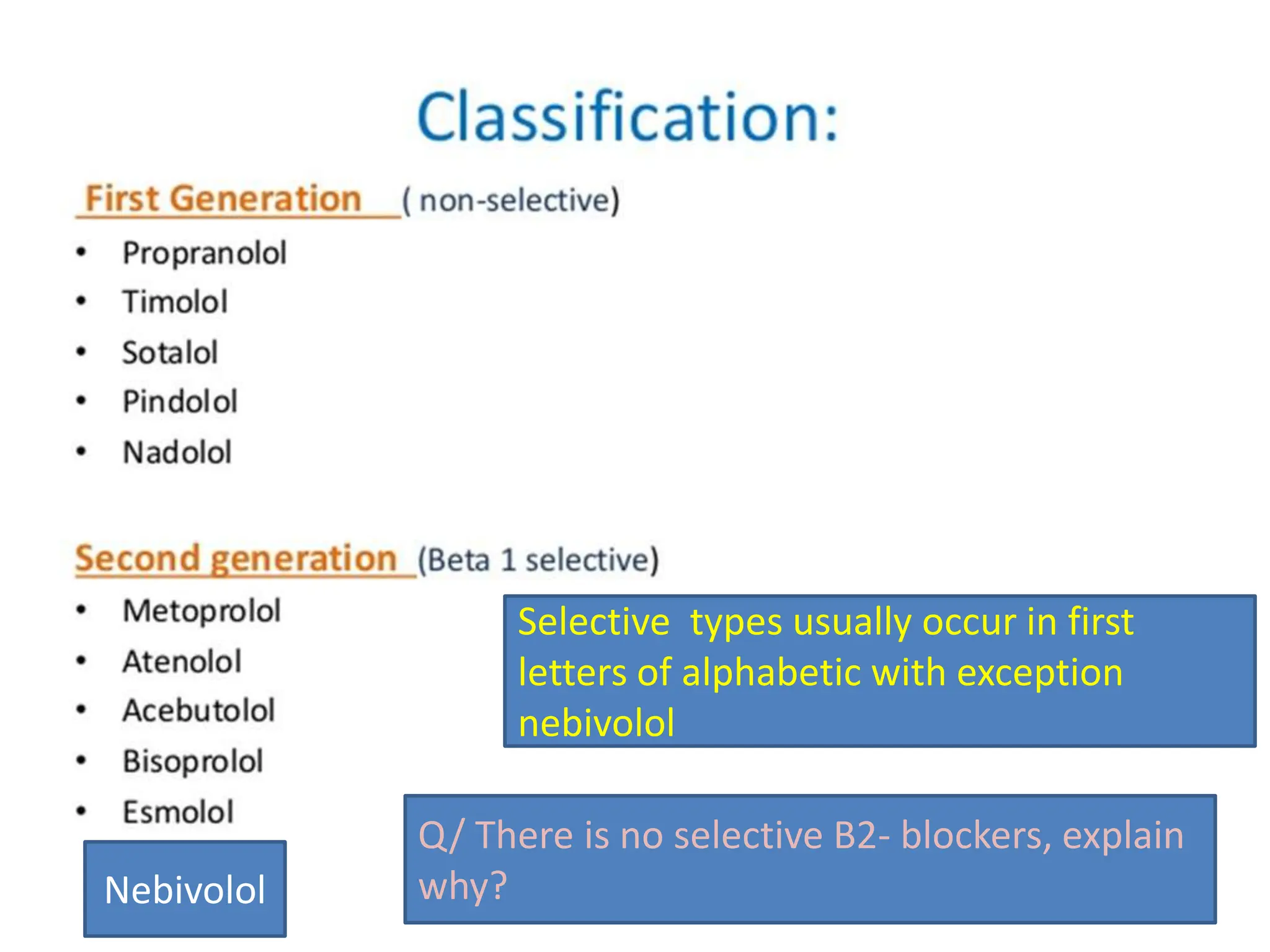 Beta blockers pharmacology || antihypertensives | PPT