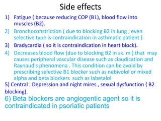 Beta blockers pharmacology || antihypertensives | PPT