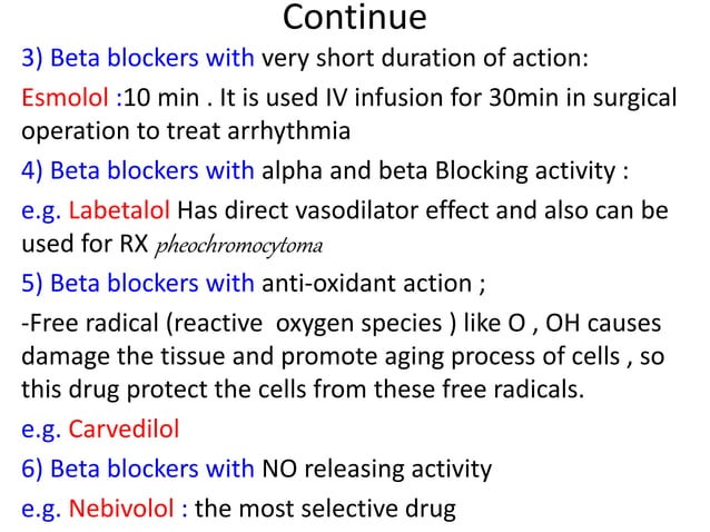 Beta blockers pharmacology || antihypertensives | PPT