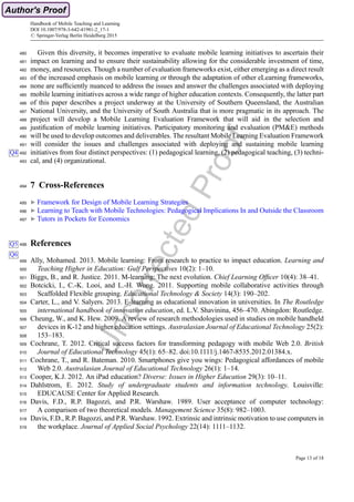 Mobile learning in Southeast Asia: Opportunities and challenges | PDF