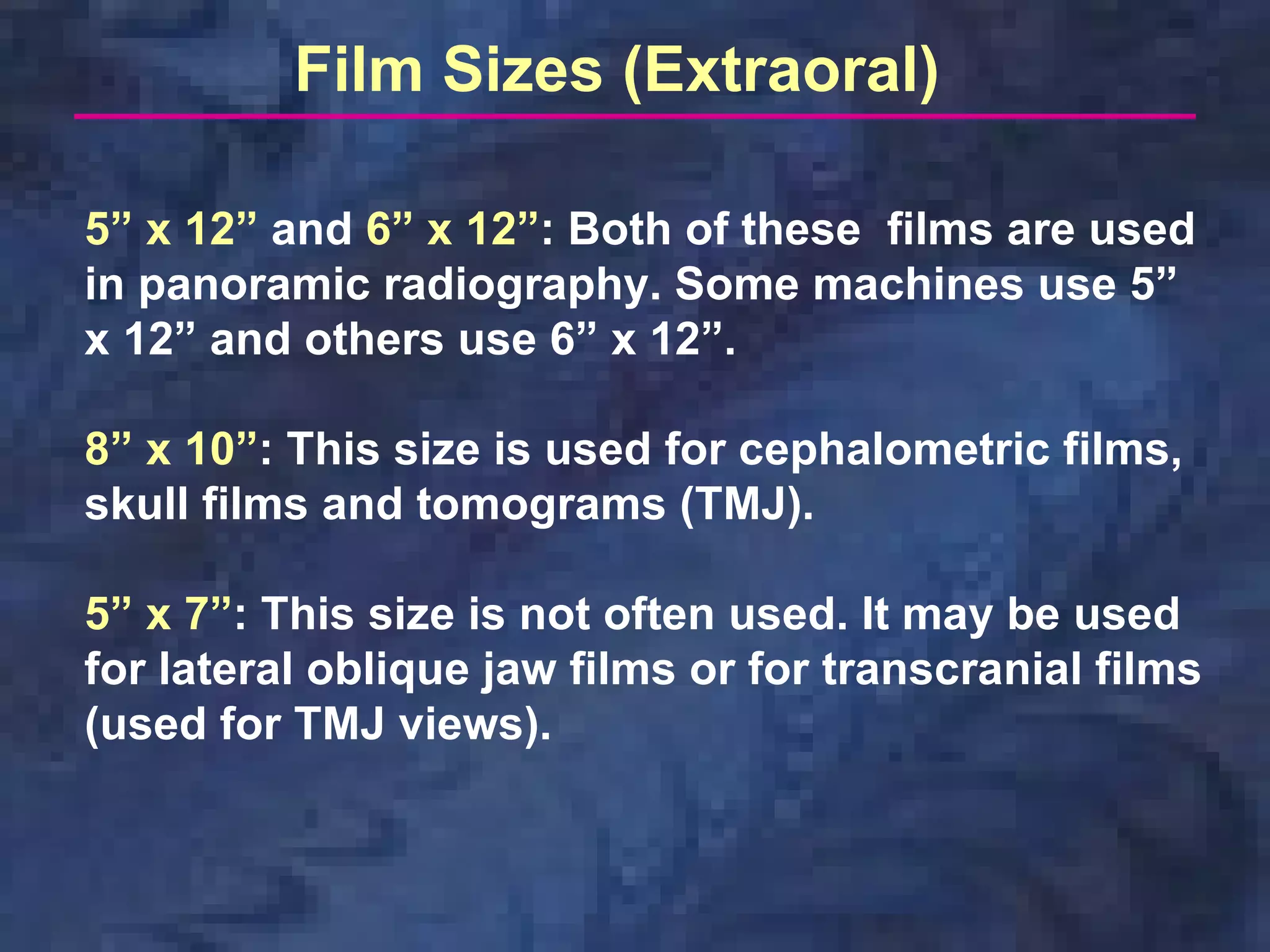 radiology-x-ray film & screens | PDF