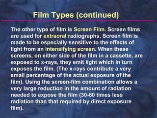 radiology-x-ray film & screens | PDF