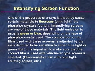 radiology-x-ray film & screens | PDF