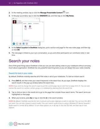 Go Paperless with Microsoft OneNote | DOCX