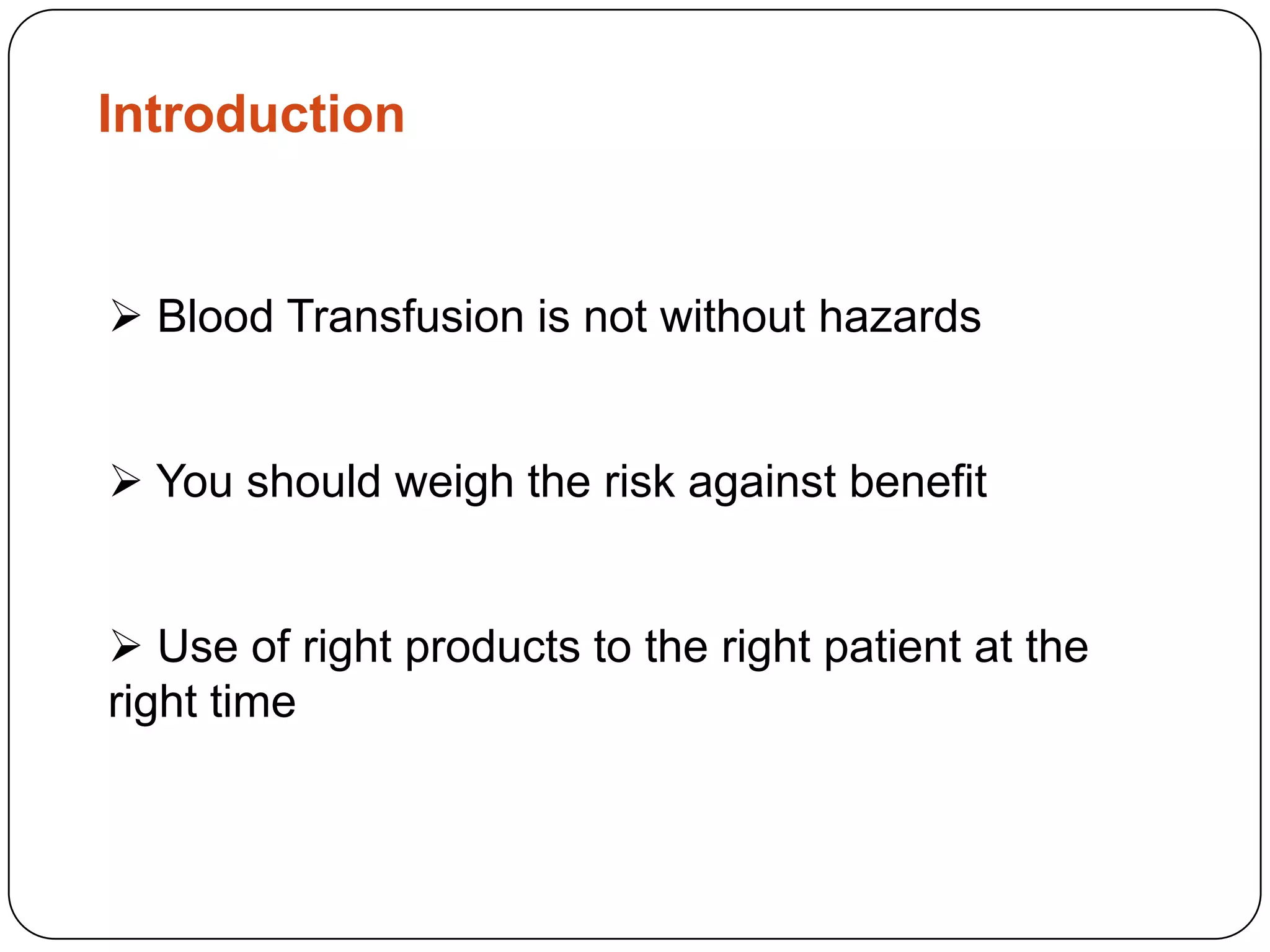 blood transfusion in neonates (British society of hematology) | PPTX