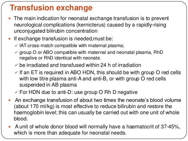 Newborn Transfusion