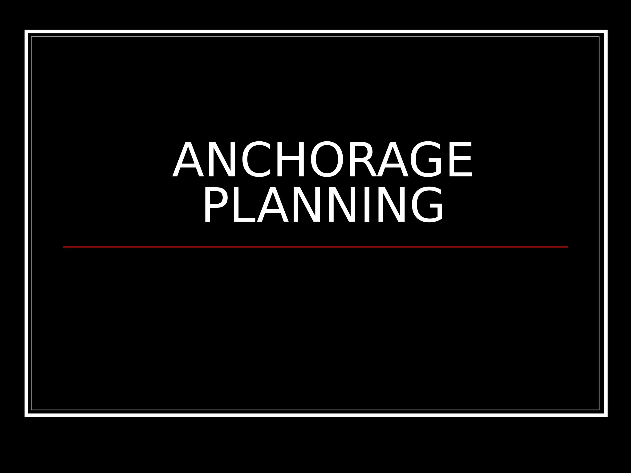 anchorage | PDF