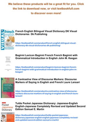 Dictionary of shipping terms French English and English French Second ...