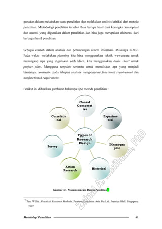Metodologi Penelitian pada Bidang Ilmu Komputer dan Teknologi Informasi ...
