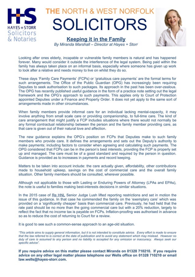 Keeping it in the Family - MLM | DOC