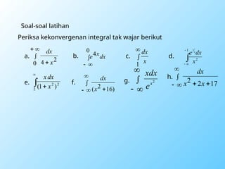 Comprehensive Guide to Improper Integrals and Their Convergence | PPT