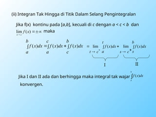 Comprehensive Guide to Improper Integrals and Their Convergence | PPT