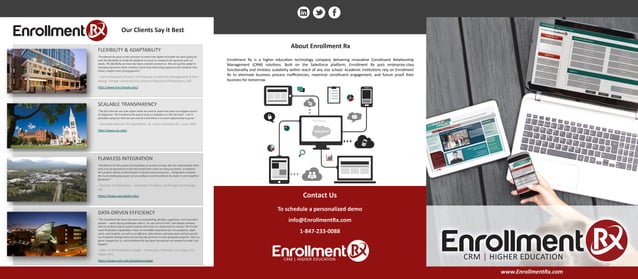 Enrollment Rx Summary Trifold | PPT