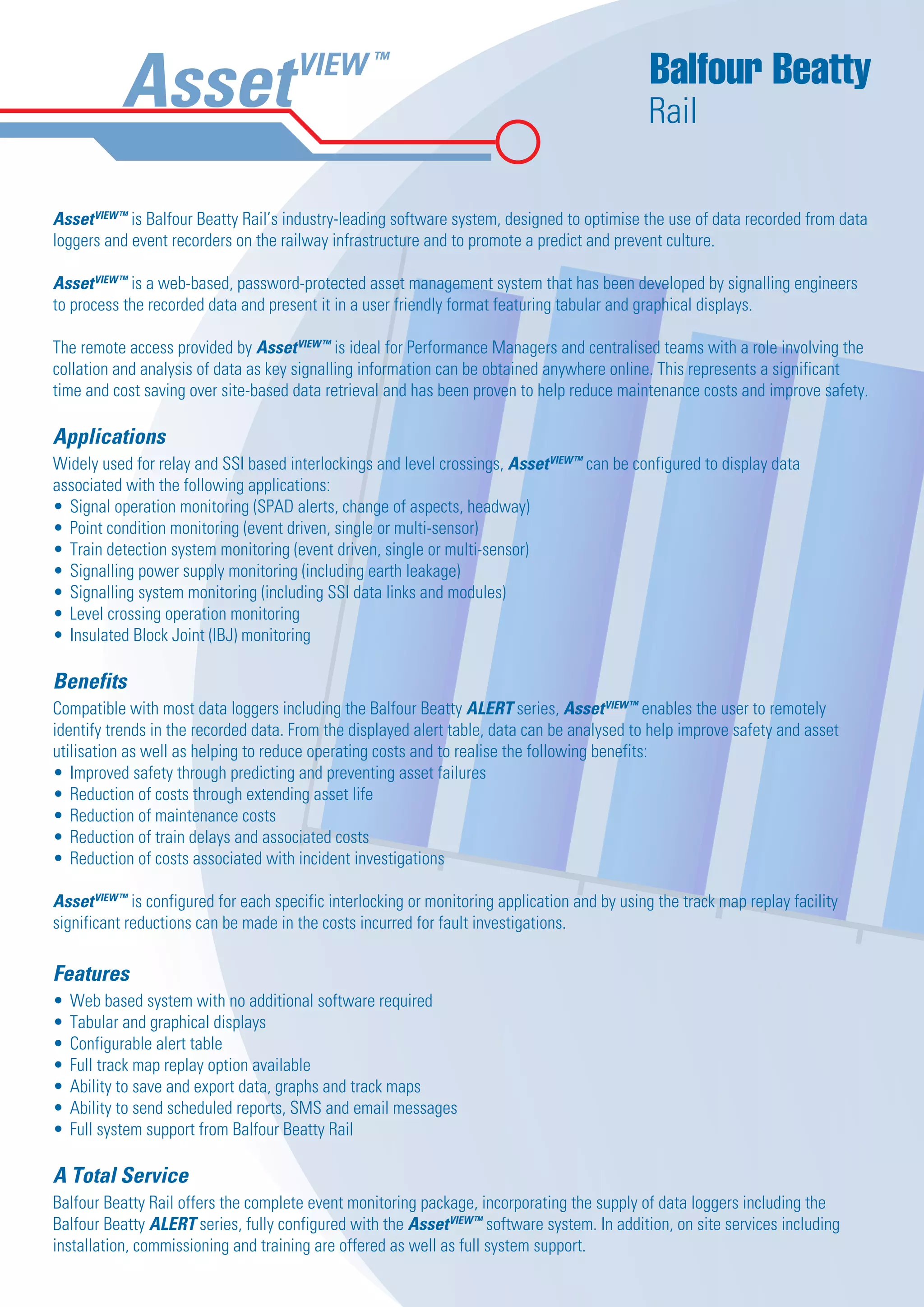 Asset View Datasheet | PDF