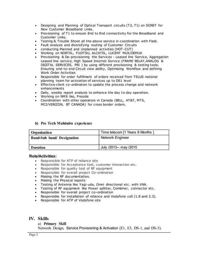 CV-HEMANT | DOCX | Computer Networking | Computing