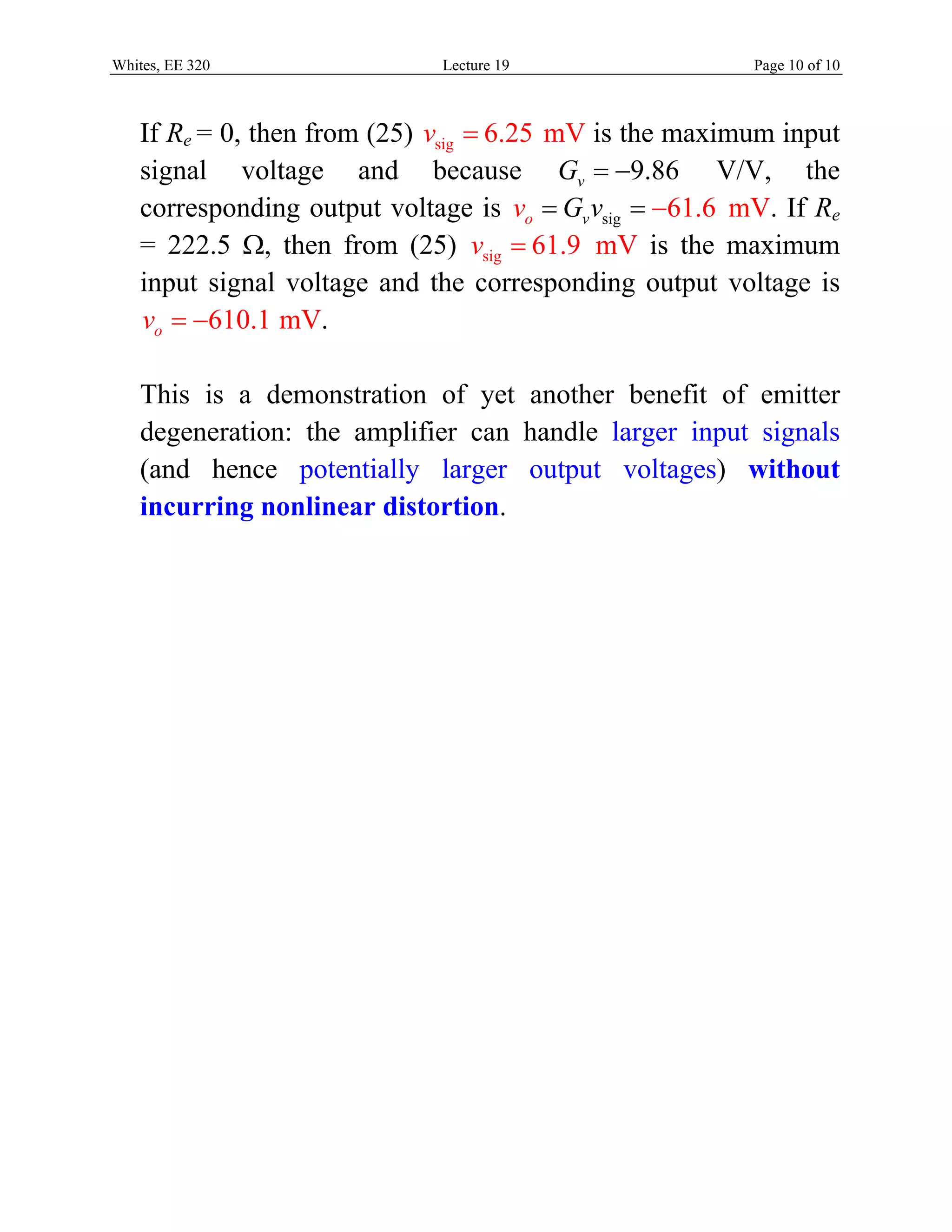 Common Emitter With Emitter Resistance Re | PDF | Computer Networking ...
