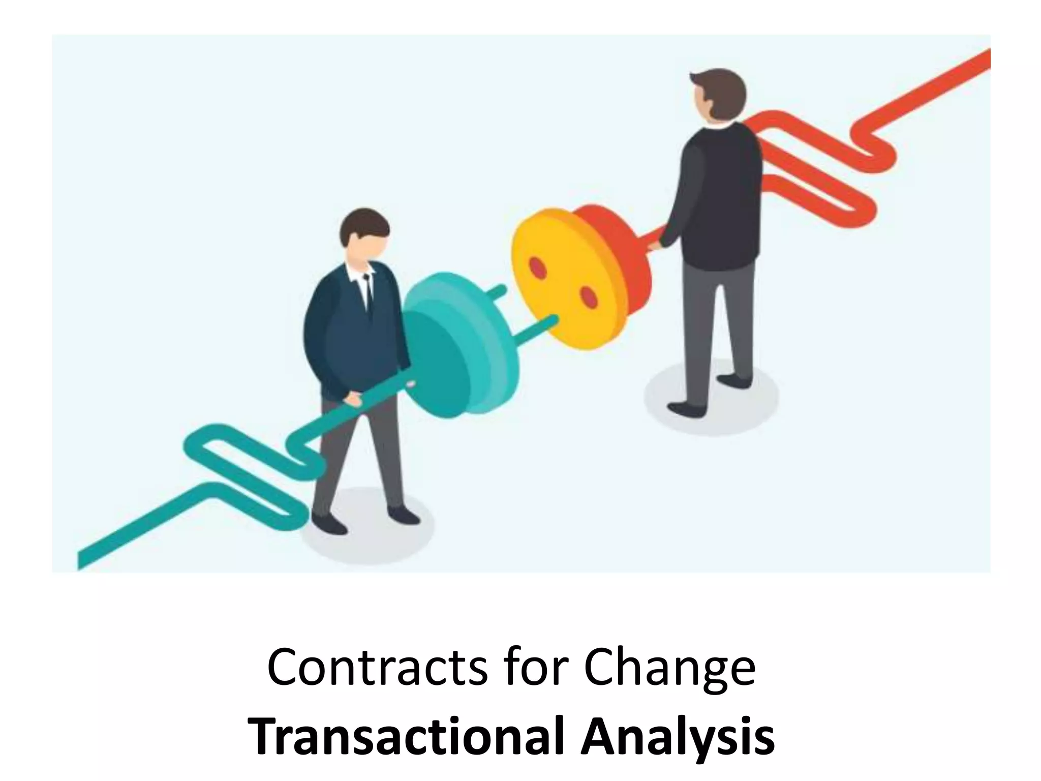 Contracts for change - transactional analysis - Manu Melwin Joy | PPTX