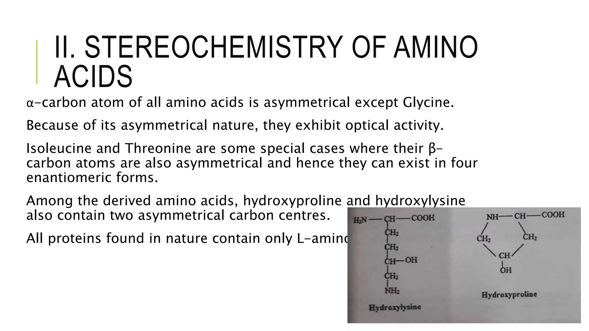 Physicochemical Properties of Amino Acids and Nutritional properties of ...