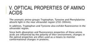 Physicochemical Properties of Amino Acids and Nutritional properties of Proteins.pptx
