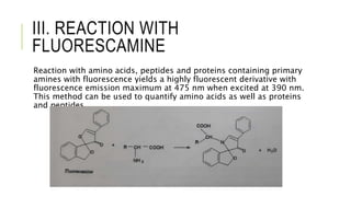 Physicochemical Properties of Amino Acids and Nutritional properties of ...