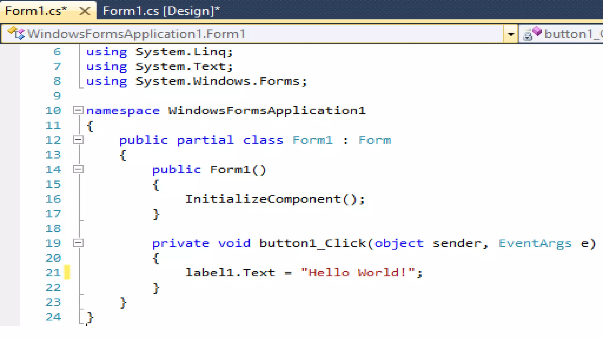 ็Hello World! in C# | PPTX