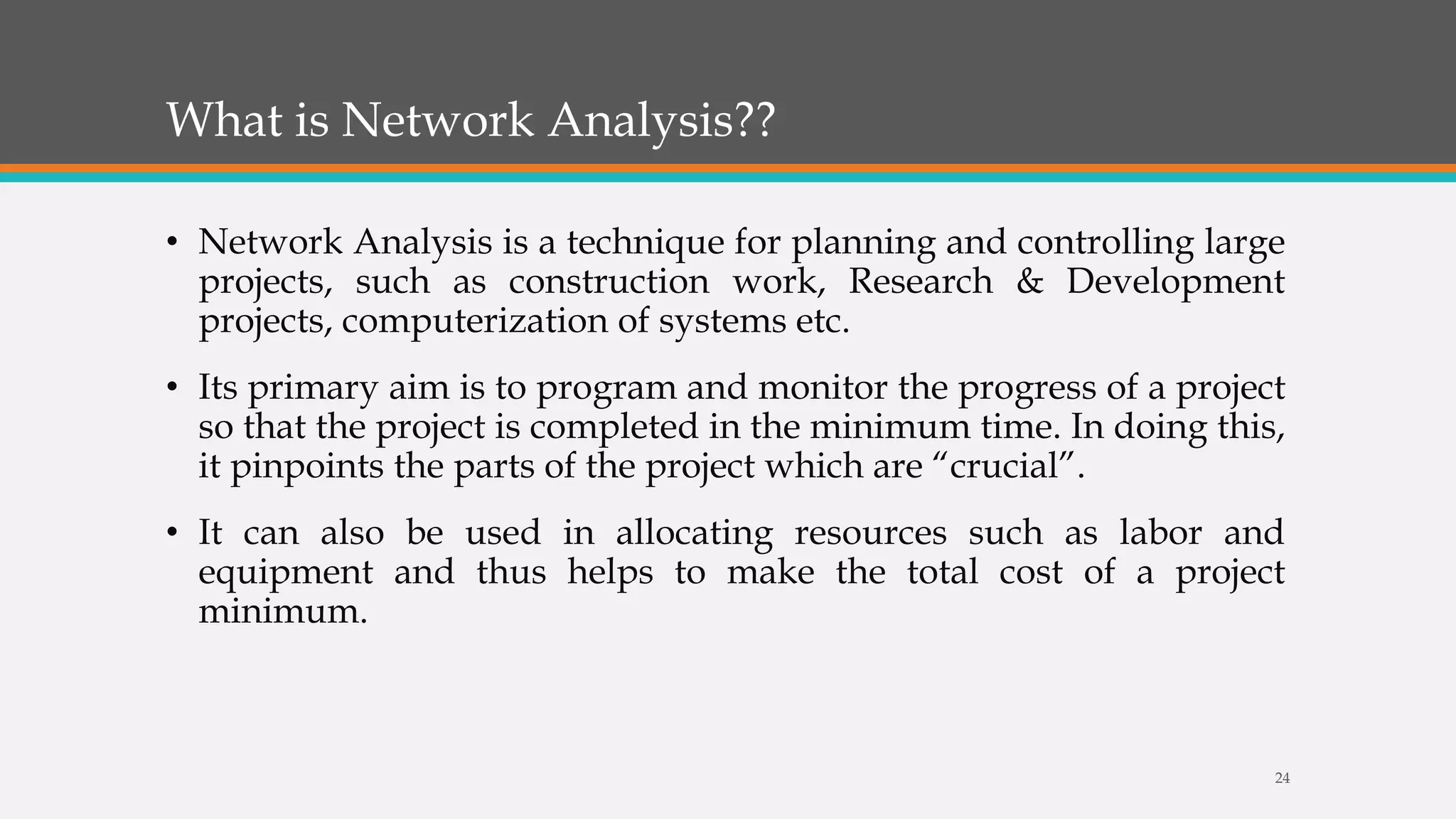 Critical Path Method (CPM) & Network Analysis | PPTX