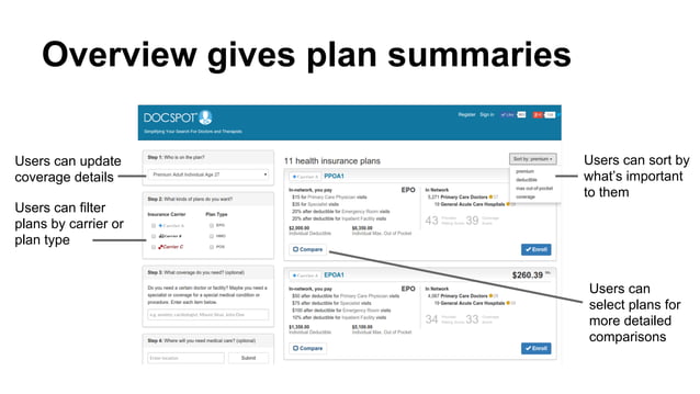 DocSpot Plan Compare | PPT