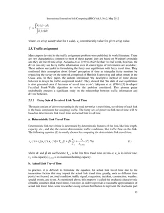 Application of Fuzzy Logic in Transport Planning | PDF