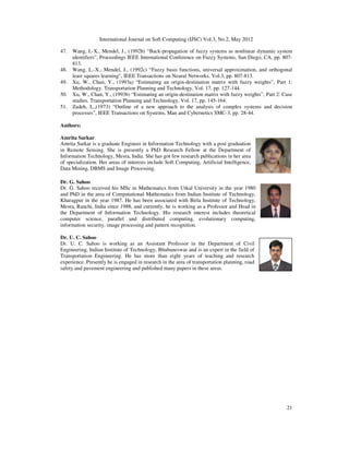 Application of Fuzzy Logic in Transport Planning | PDF