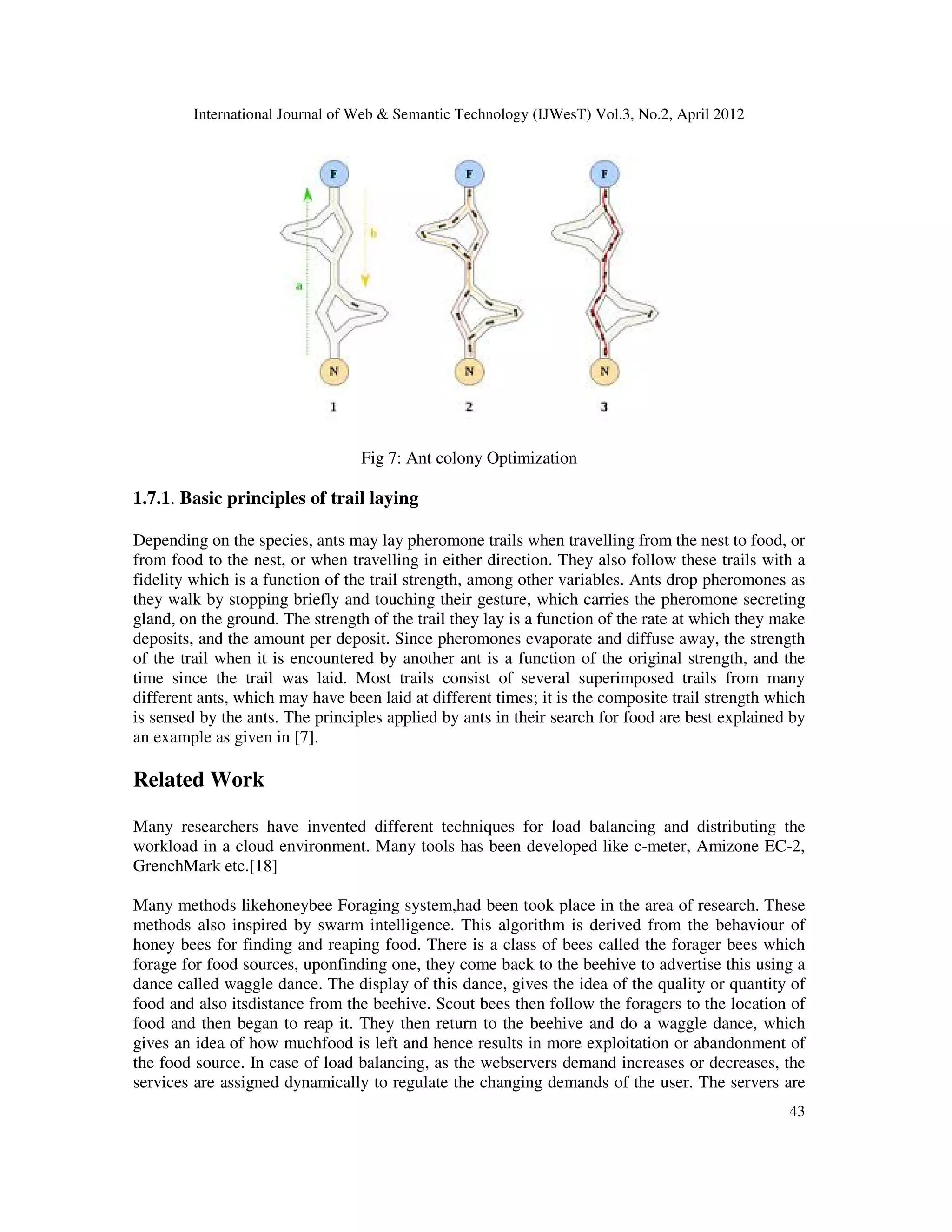 Ant colony Optimization: A Solution of Load balancing in Cloud | PDF