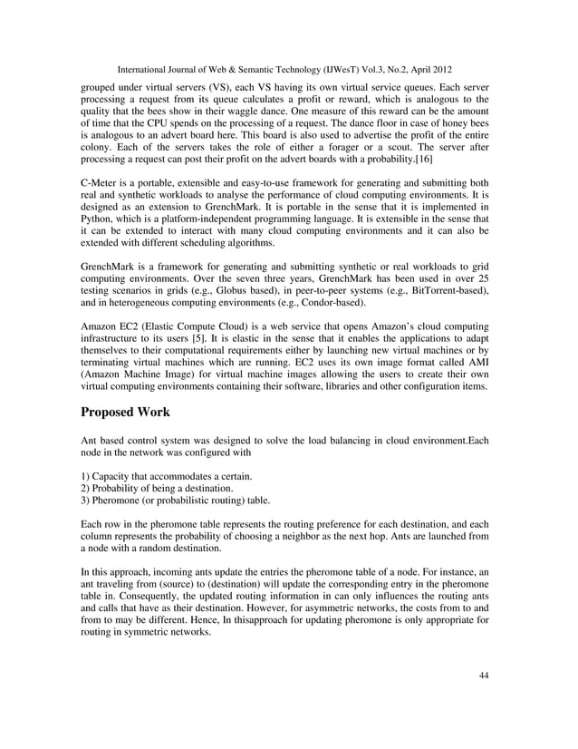 Ant Colony Optimization A Solution Of Load Balancing In Cloud Pdf