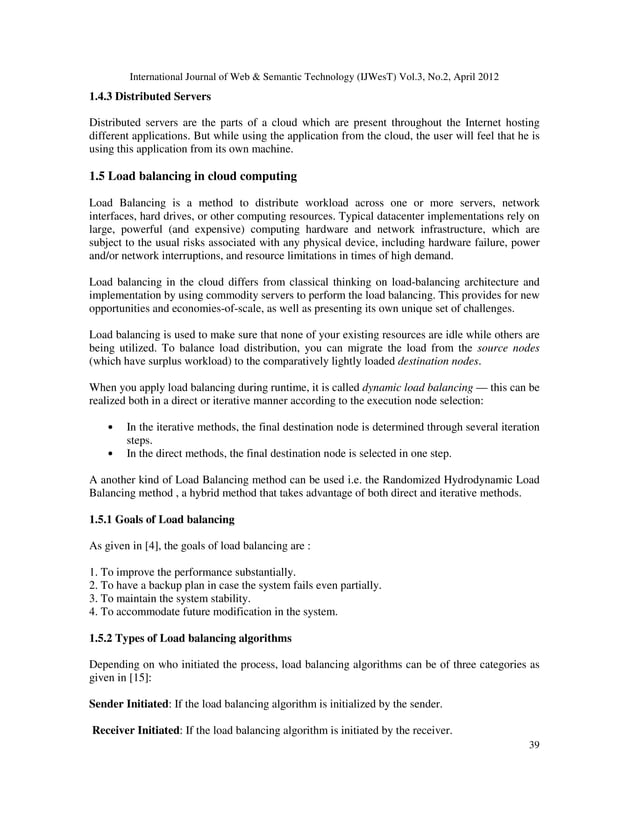 Ant Colony Optimization A Solution Of Load Balancing In Cloud Pdf