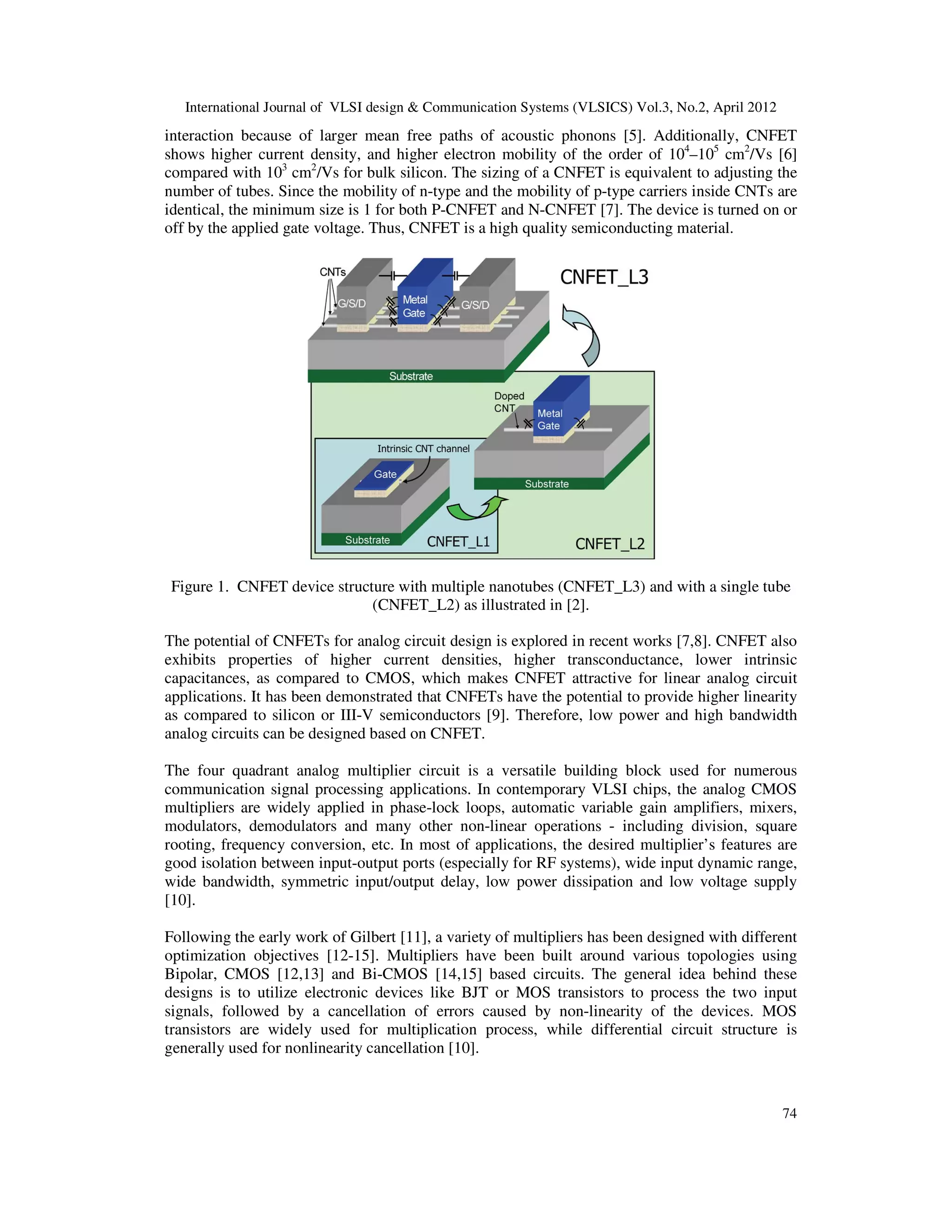 A Low Power High Bandwidth Four Quadrant Analog Multiplier in 32 NM ...
