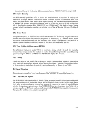WISHBONE BUS ARCHITECTURE – A SURVEY AND COMPARISON | PDF