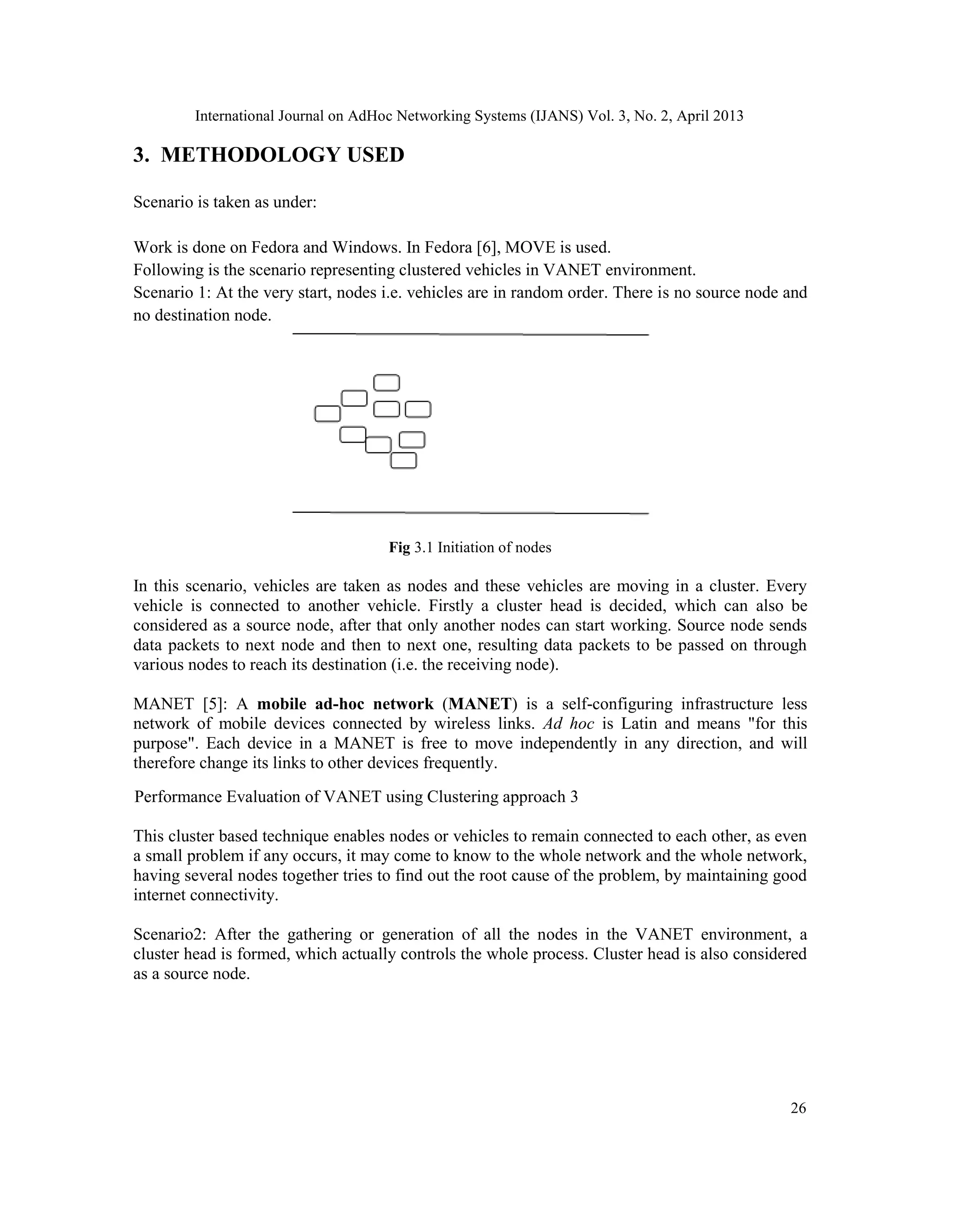Performance Evaluation of Vehicular Ad Hoc Network (Vanet) Using Clustering Approach | PDF ...