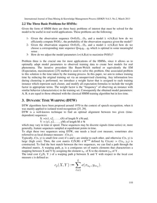 TOWARDS MORE ACCURATE CLUSTERING METHOD BY USING DYNAMIC TIME WARPING | PDF
