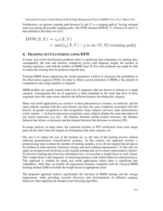 TOWARDS MORE ACCURATE CLUSTERING METHOD BY USING DYNAMIC TIME WARPING | PDF