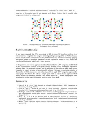 A Modified Dna Computing Approach To Tackle The Exponential Solution Space Of The Graph Coloring ...