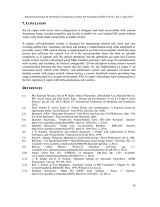 DEVELOPMENT OF AN AUTONOMOUS Y4 COPTER | PDF