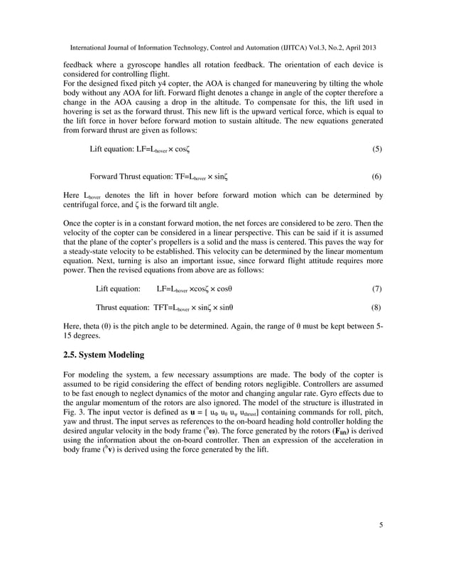 DEVELOPMENT OF AN AUTONOMOUS Y4 COPTER | PDF