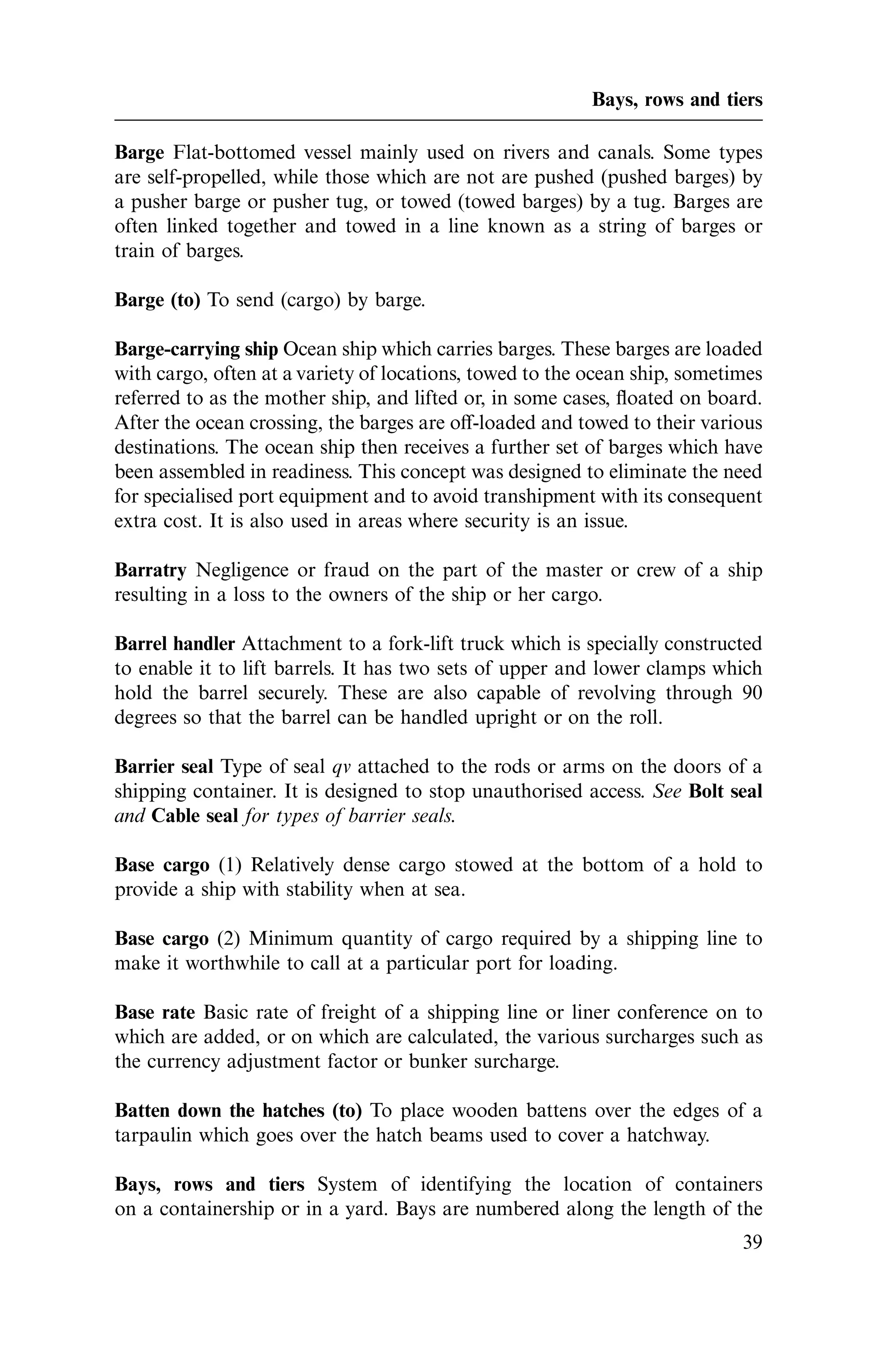 Dictionary of Shipping Terms 6th Edition by Peter Brodie | PDF