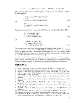 Axisymmetric Bessel Light Beams | PDF